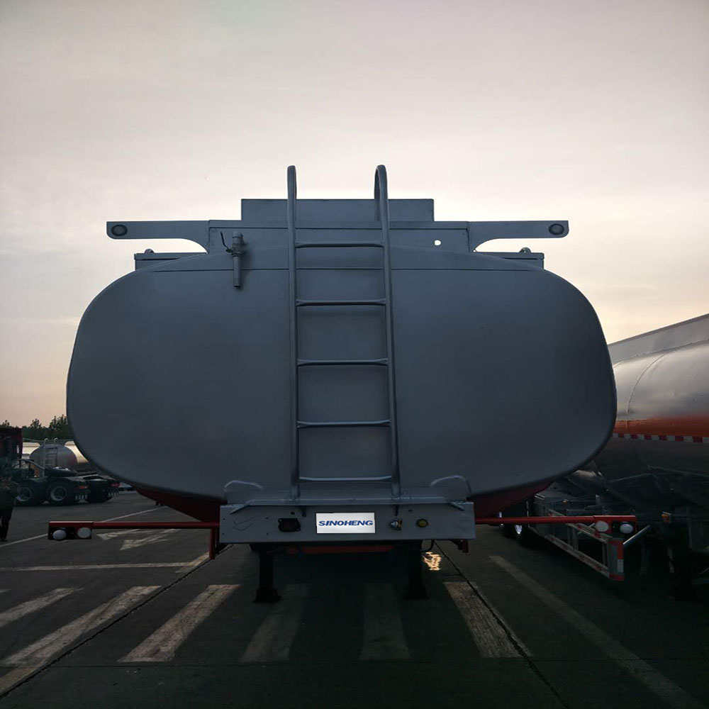 Three axles 43 square carbon steel tank carrier - china trailer factory ...