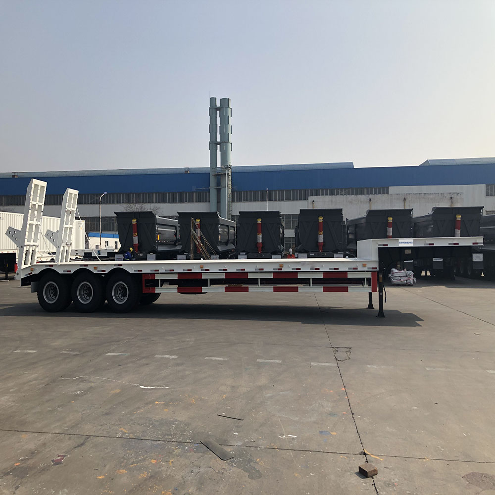 Three axles Low-bed Trailer - china trailer factory/semi trailer ...