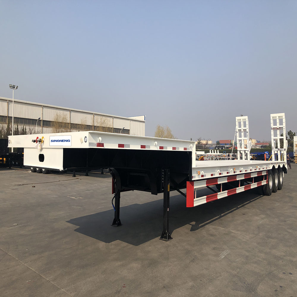 Three axles Low-bed Trailer - china trailer factory/semi trailer ...