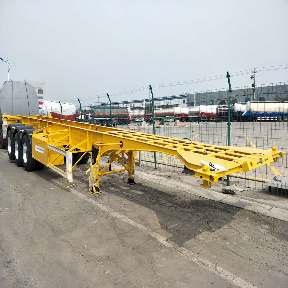 Three axles frame transport semi-trailer - china trailer factory/semi ...