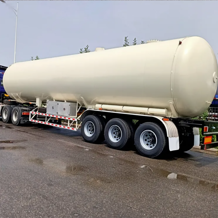 Pressure Vessel LPG Tank Trailer Three axles 60 CBM LPG Liquid Propane ...