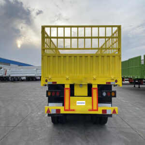 Cargo Trailer with Side Wall Semi-trailer 40ft Drop side Sidewall Cargo ...