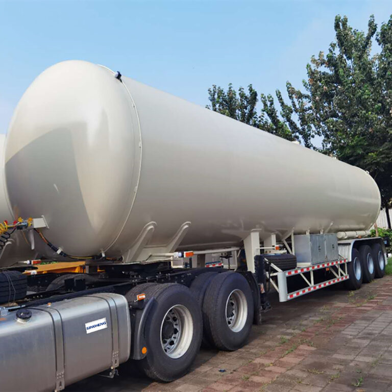 Off Road LPG Liquefied Petroleum Gas Tanker Semi-trailer - china semi ...