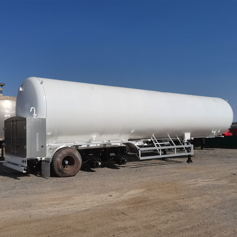 Liquid Natural Gas LNG Tanker Three axles Semi-trailer China Factory ...