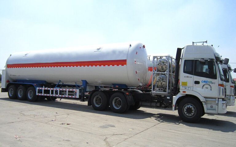 LNG Cryogenic Liquid Natural Gas Storage Tank truck Semi-trailer - china semi trailer, trailer ...